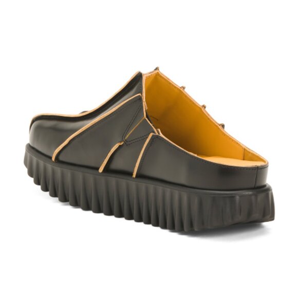 4CCCCEES | Shoes | New 4ccccees Leather Waffo Mules Black For Women ...